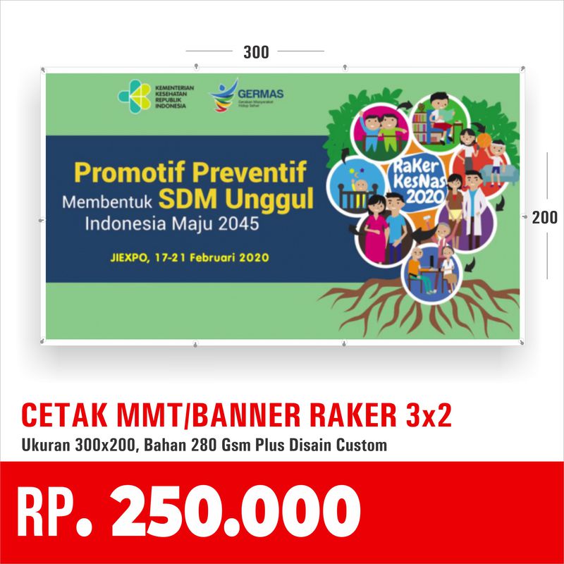 CETAK MMT/BANNER RAKER 3x2