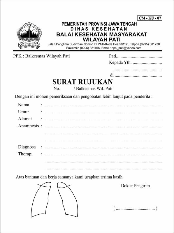 surat rujukan