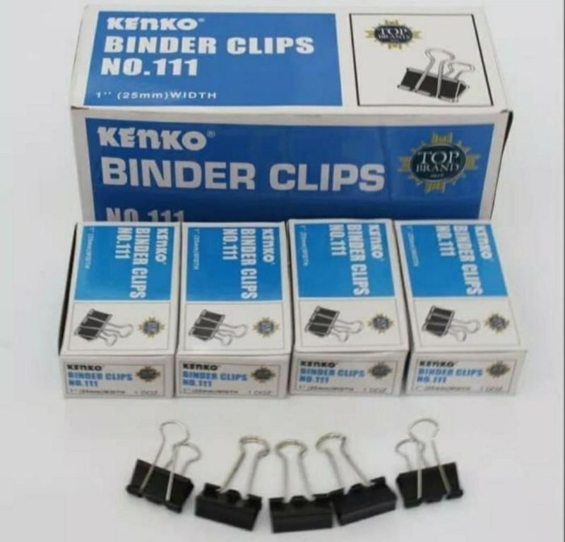 Binder Clips Kenko No. 111 ( 1 Gross isi 12 kotak )