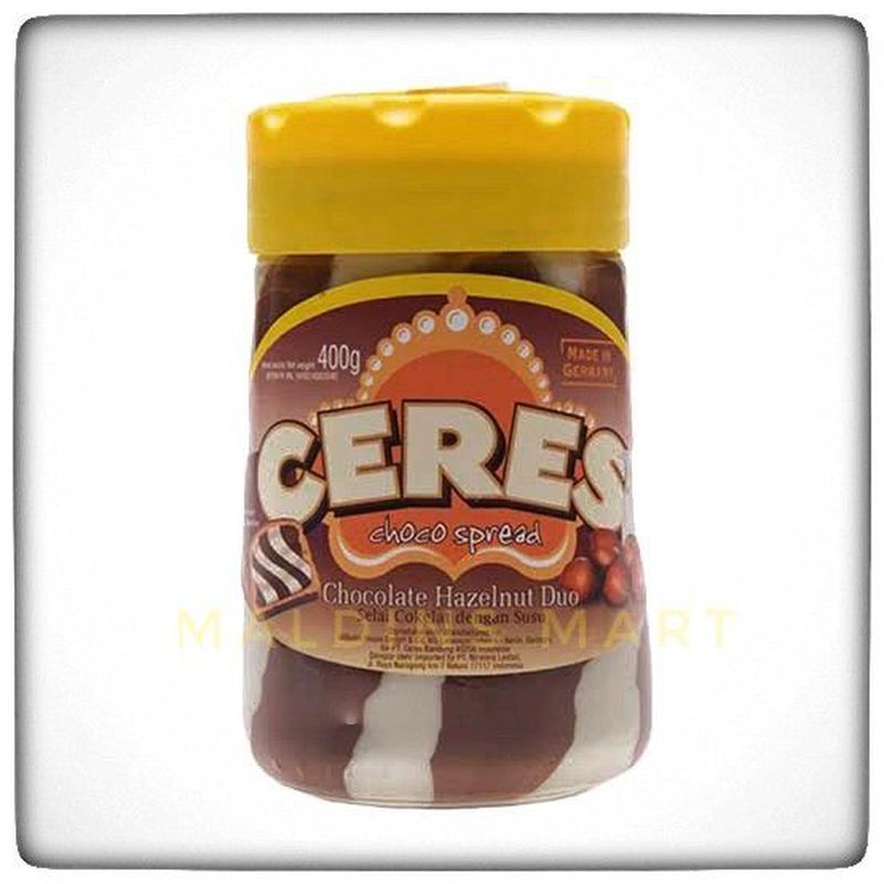 Ceres Chocolate Hazlenut Duo Spread 400 gr