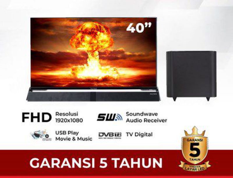 POLYTRON Cinemax Soundbar Digital LED TV 40 inch PLD 40BV8958