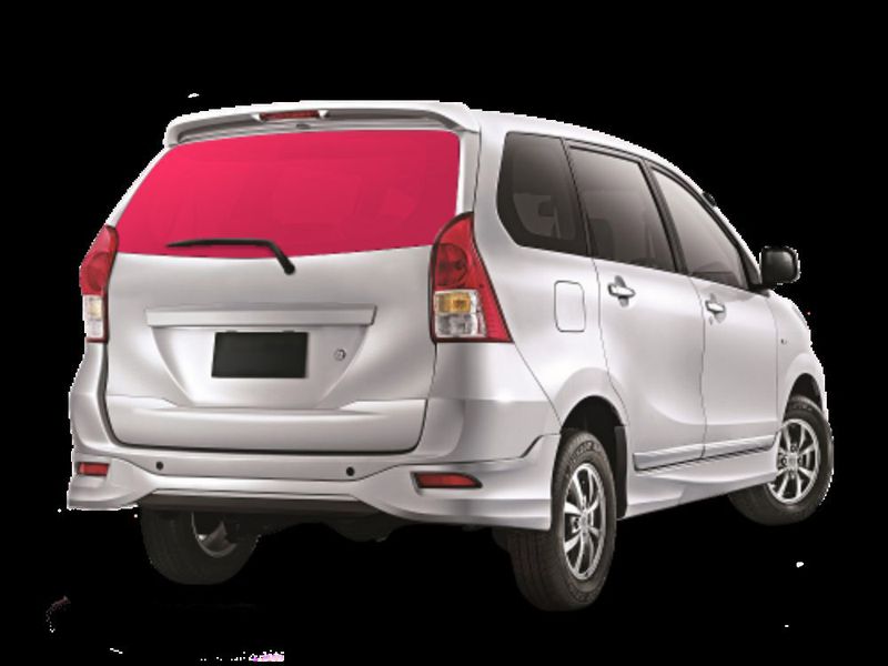 Iklan di Mobil Gocar Gojek - Rear Window