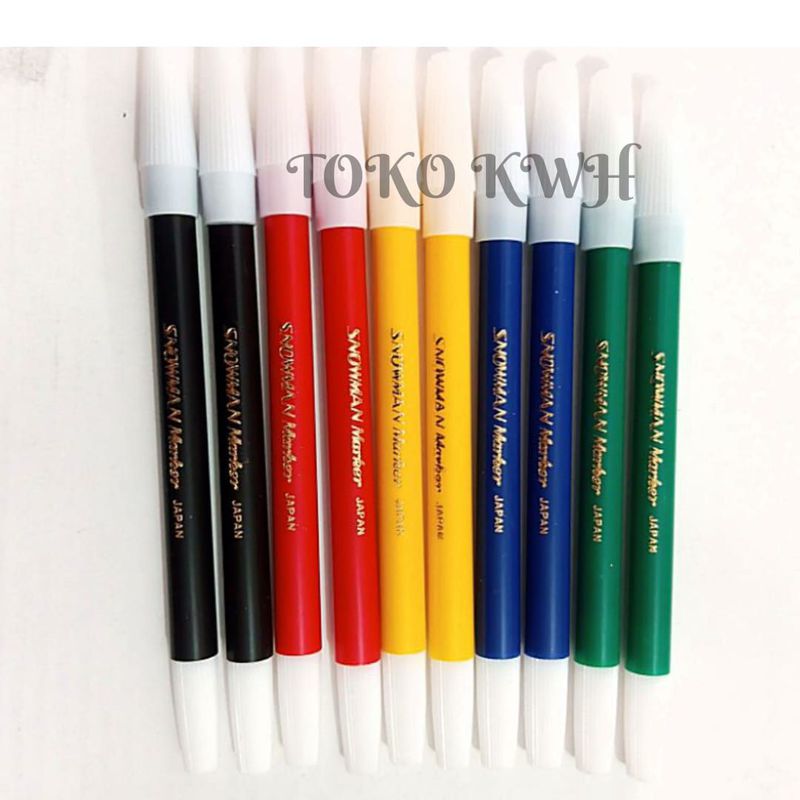 SPIDOL KECIL SNOWMAN PER PCS - Kuning