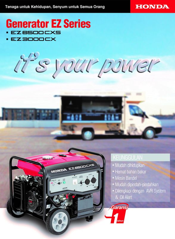 HONDA GENSET EZ6500CXS-REH-R280