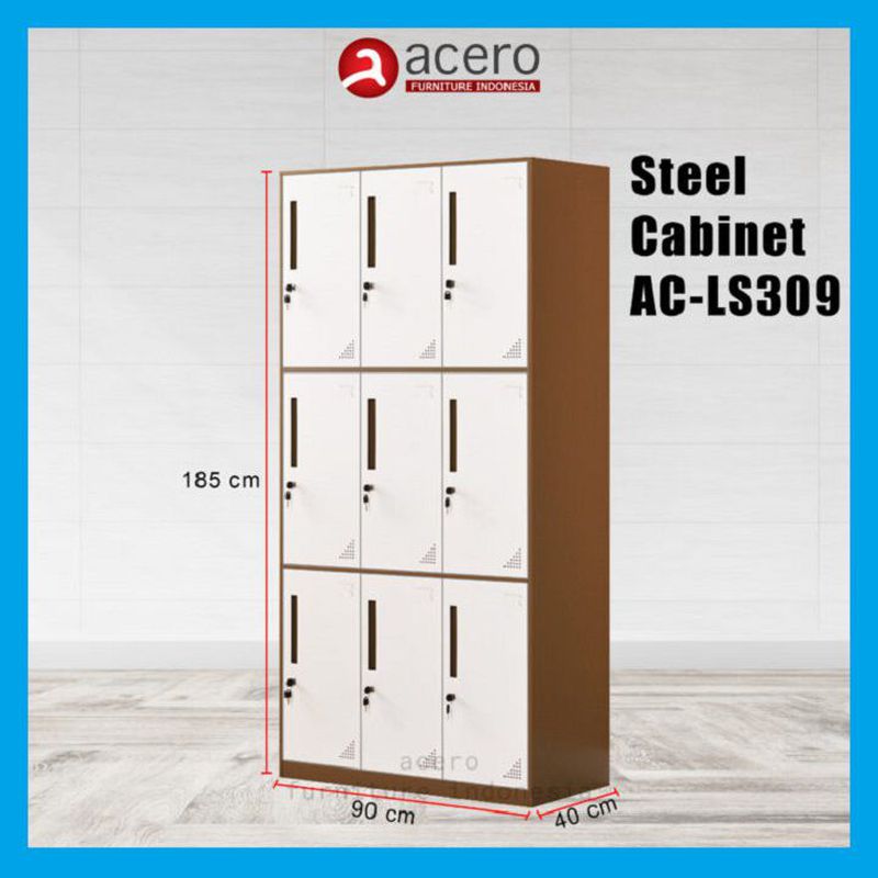 Locker Cabinet 9 Pintu AC-LS309