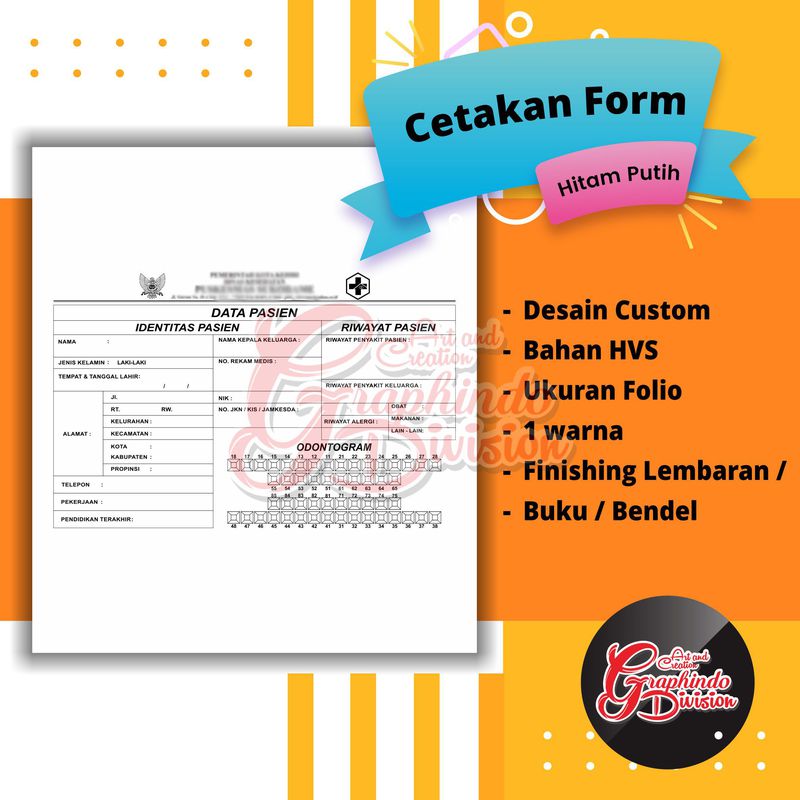 (Pre Order) Cetak Form