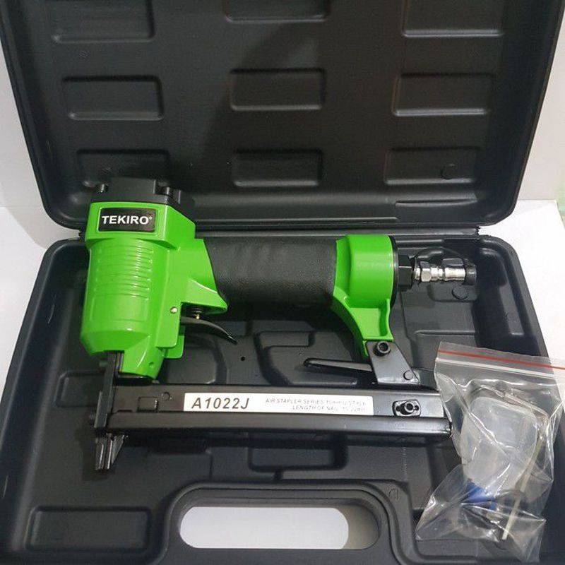 Tekiro A1022J Staples Mesin hekter Tembak model U Air Nailer 1022 j