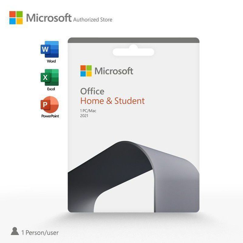 SOFTWARE MICROSOFT OFFICE HOME AND STUDENT 2021 POSA CARD