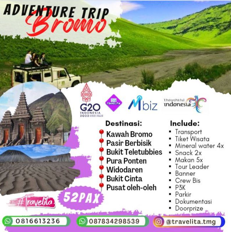 Paket Wisata Adventure Bromo (52Pax)