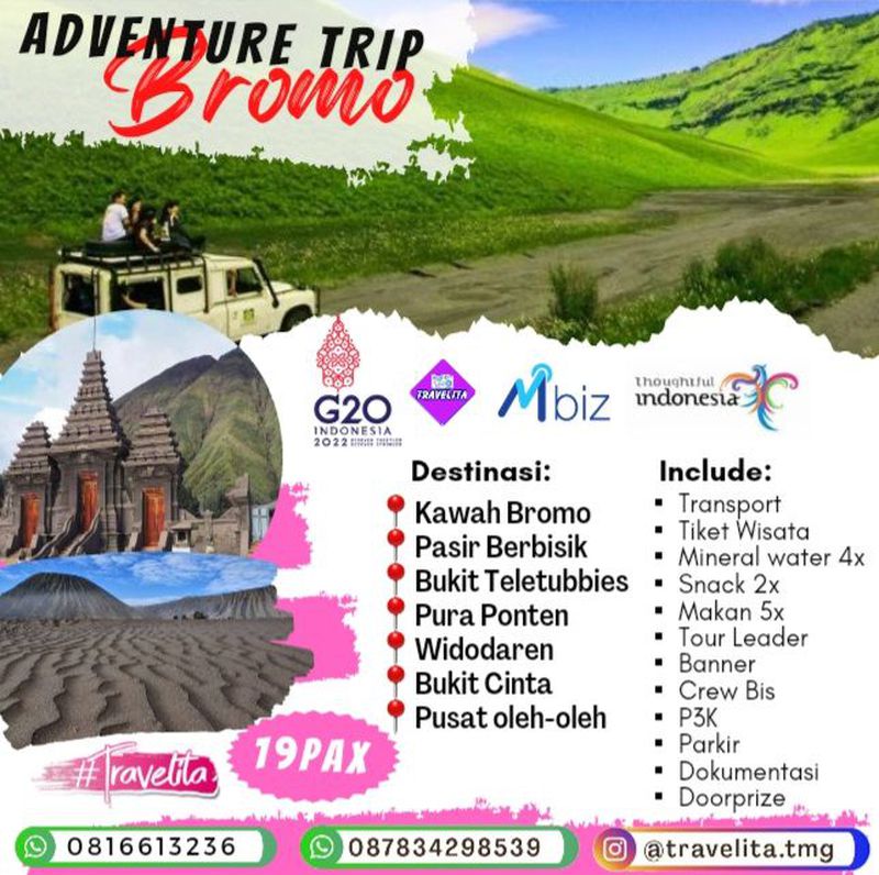 Paket Wisata Adventure Bromo (19Pax)