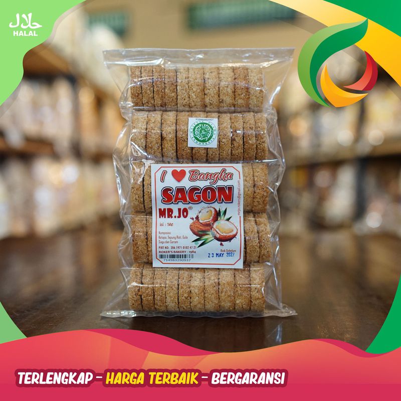 KUE SAGON MERK MR. JO KHAS BANGKA ISI 50 PCS