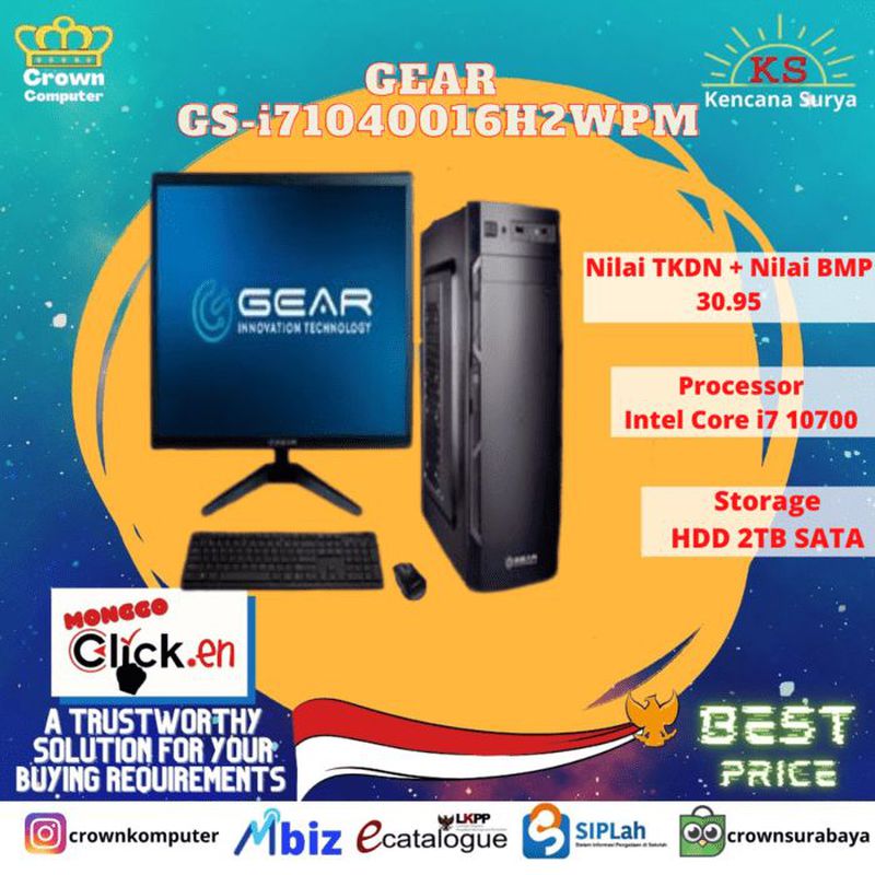 GEAR GS-i71040016H2WPM