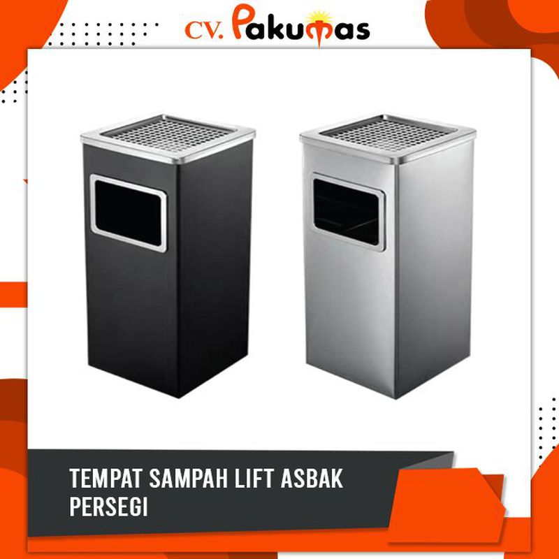 TEMPAT SAMPAH LIFT ASBAK PERSEGI