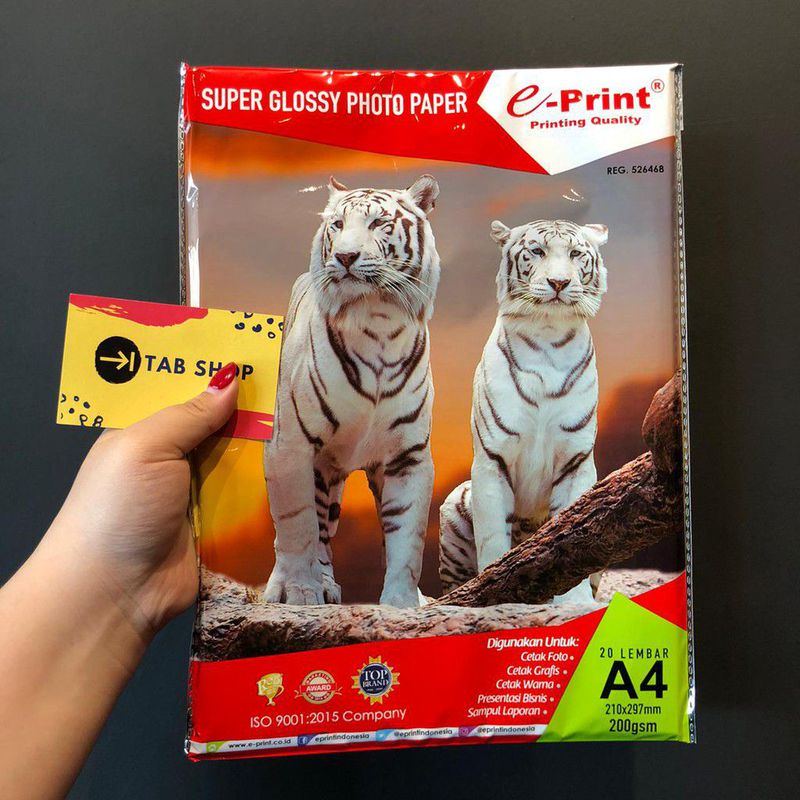 kertas photo glossy 200 grm