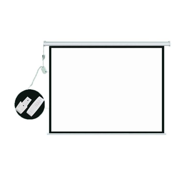 SCREEN / LAYAR PROYEKTOR MOTORIZED 70x70