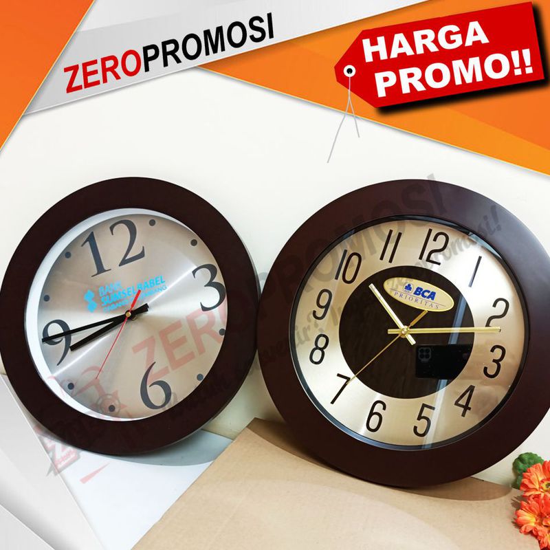 Souvenir Jam Dinding Besi - Jam Dinding Custom Tipe 2029 Spin