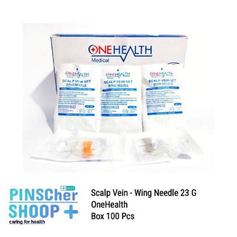 WING NEEDLE ONEHEALTH Size 23G Ecer