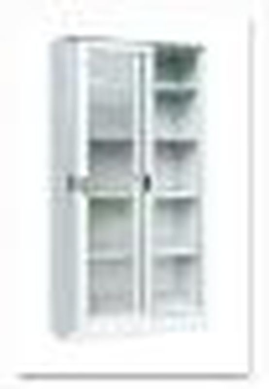 HIGH FILE CABINET SLIDE GLASS DOOR WHITE