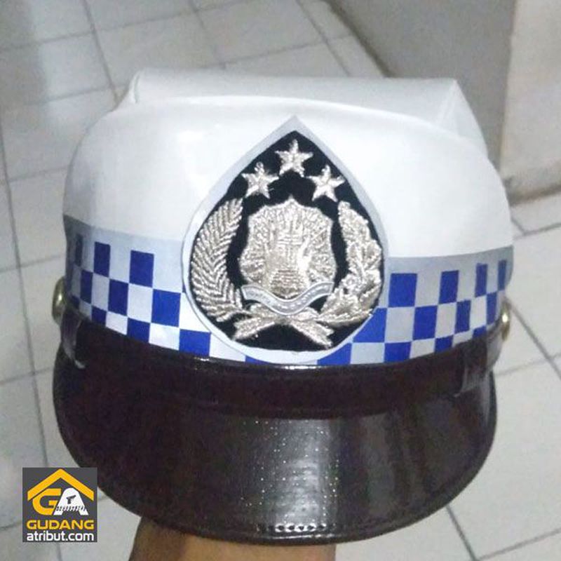 Topi PET POLANTAS desain baru untuk BINTARA POLWAN Bagus dan Murah dari ...