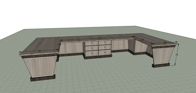 MEJA CUSTOM PEKANBARU - Rp 1,716,417/M