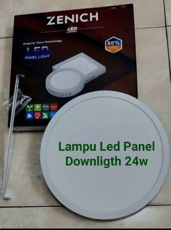 Lampu Led panel, ob, bulat. Zenich