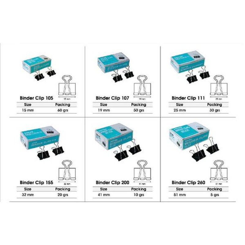 BINDER CLIP KENKO - 260