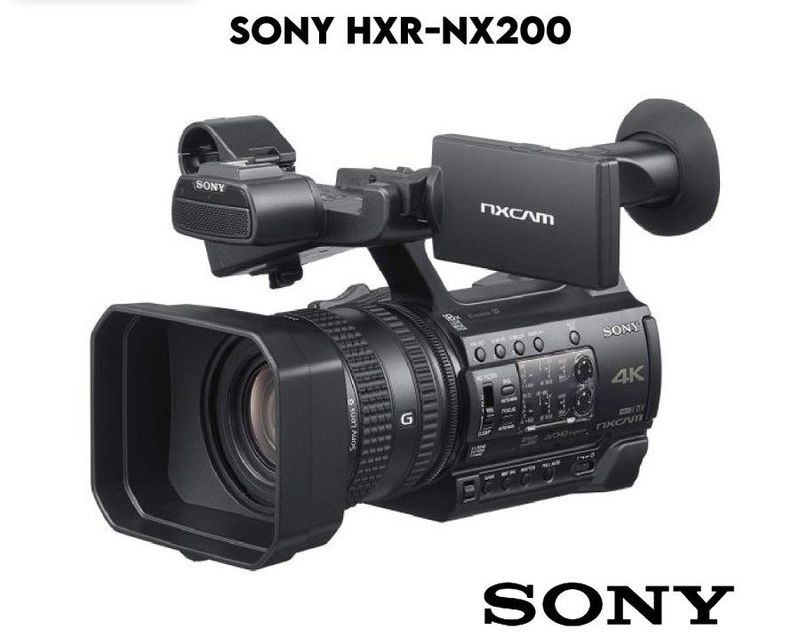Sony HXR-NX200 NXCAM 4K Professional Camcorder