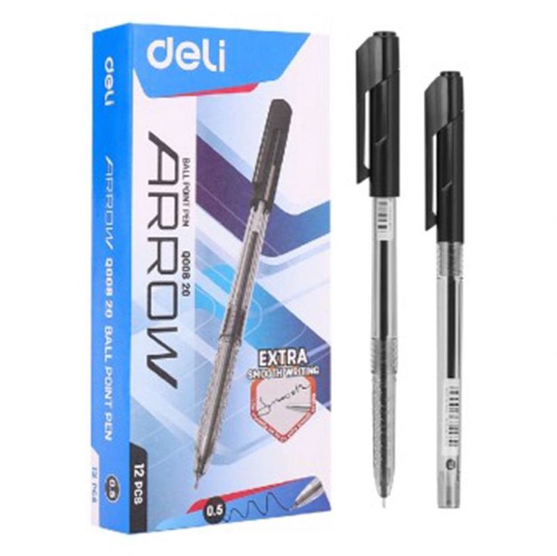 PULPEN DELI ARROW (TUTUP STANDAR) - Hitam