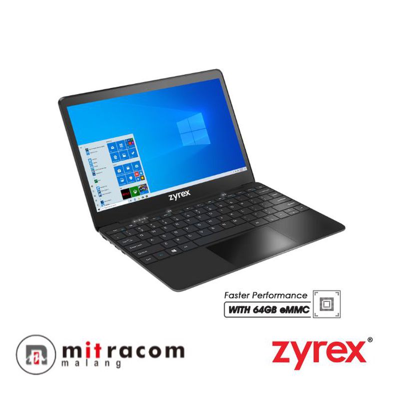 Zyrex Sky 232 Mini 64-IIB Black Laptop N4020 (PDN)