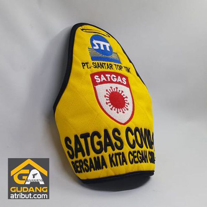 Ban Lengan Custom Perusahaan SIANTAR TOP SNACK SATGAS by Gudang Atribut