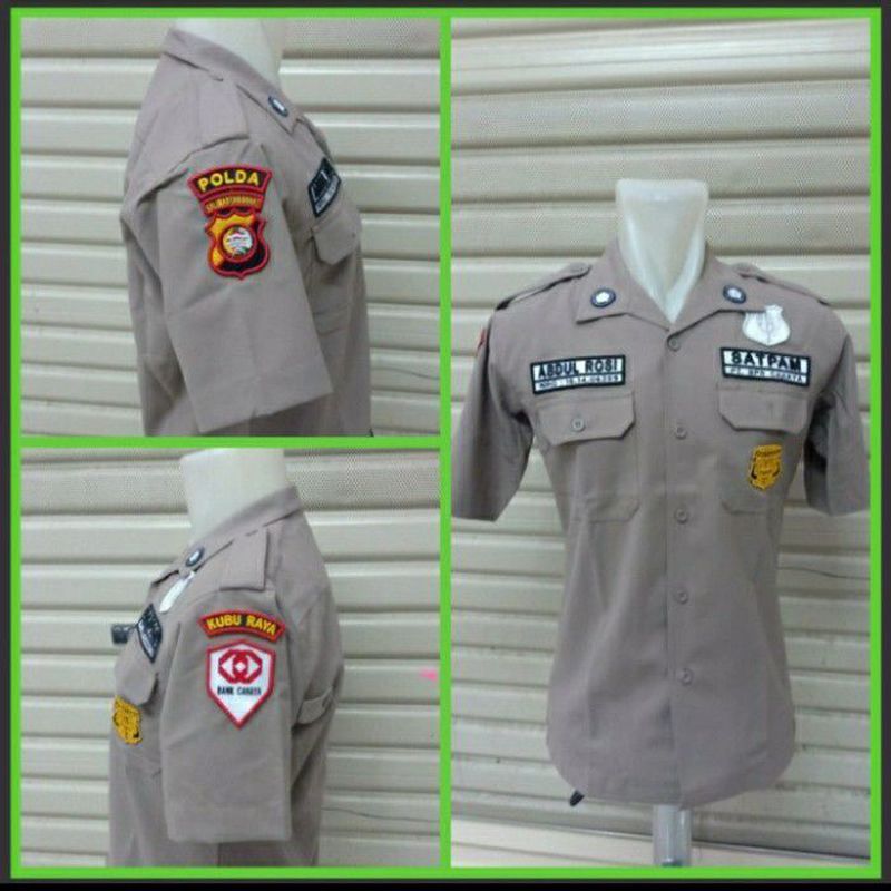Pakaian Satpam dan atribut (PDH) - Custom