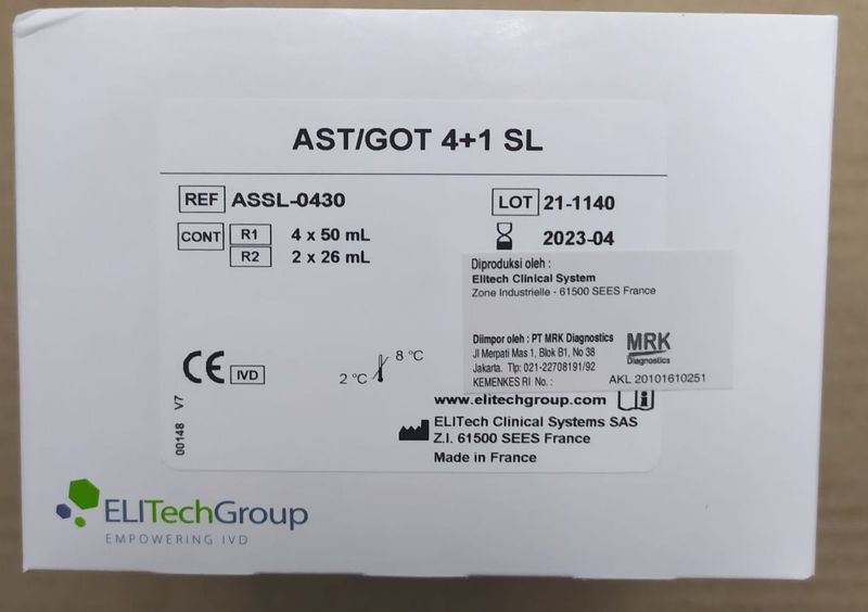 AST/GOT SL 4x50mL ELITECH
