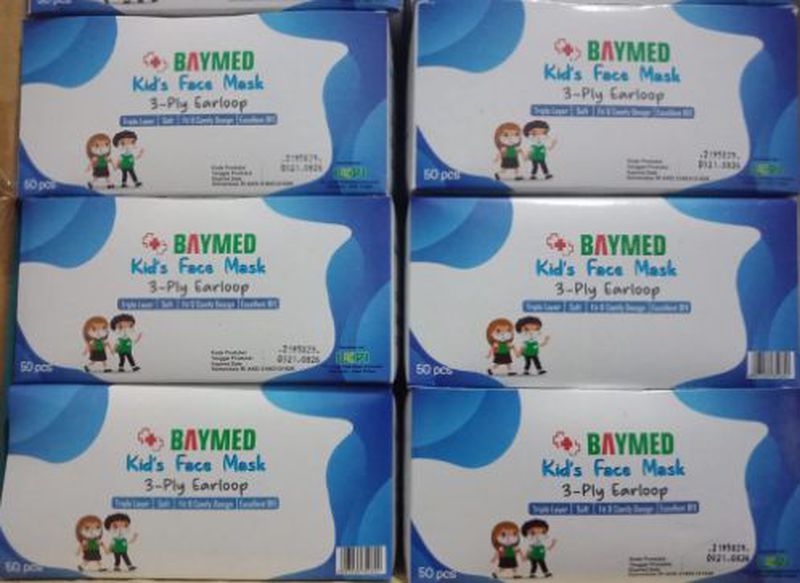 Masker Baymed Earloop Anak 3Ply