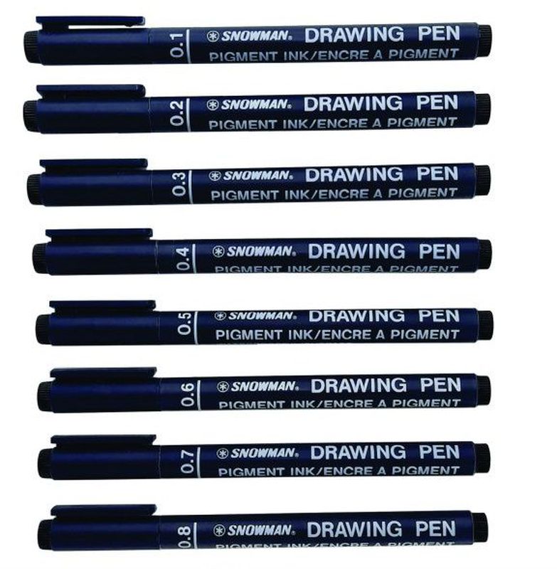 DRAWING PEN SNOWMAN 0.3