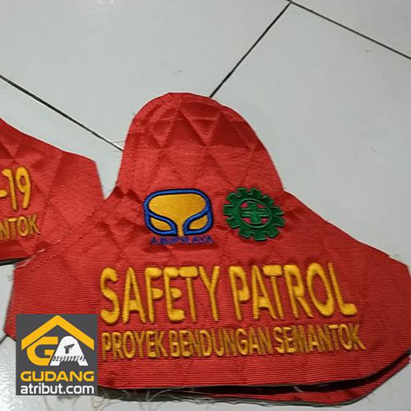 Ban Lengan Custom Perusahaan PROYEK Safety Patrol Proyek Bendungan ...