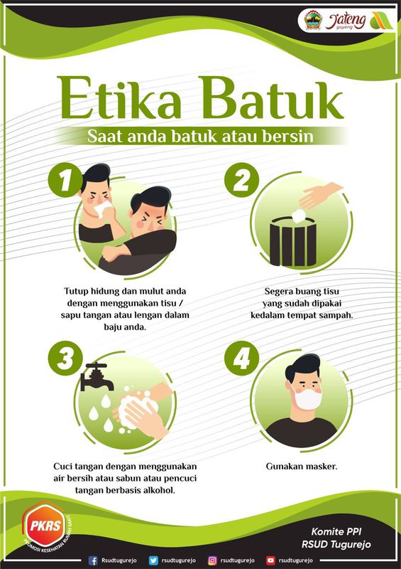 Stiker Etika Batuk