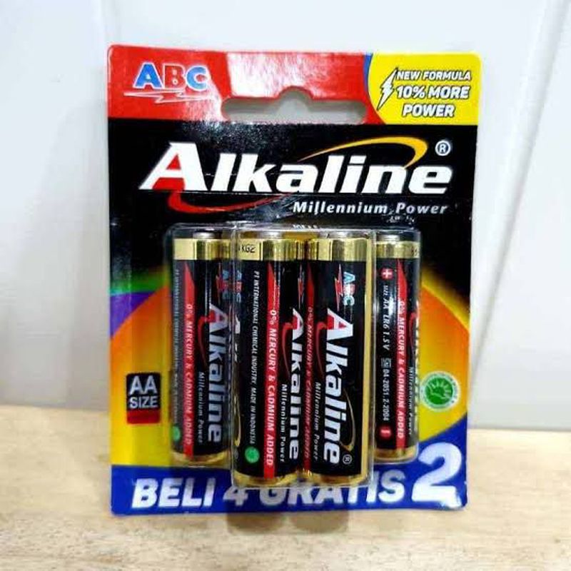 ABC Alkaline AA isi 4+2 / isi 6