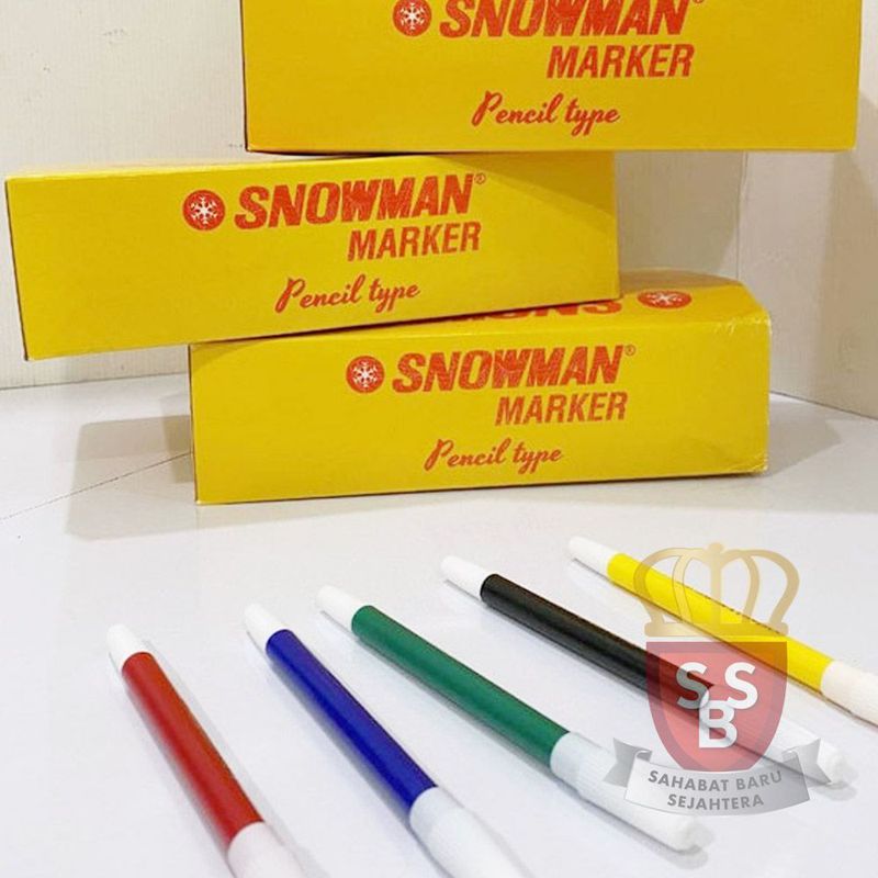 SPIDOL KECIL SNOWMAN PW-1A - Hitam