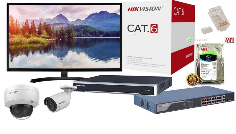 Paket IP-Cam CCTV 10 Channel