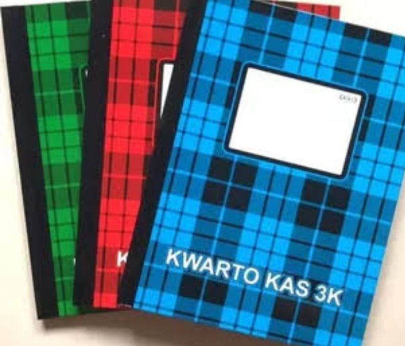 buku kas kuarto 3 kolom