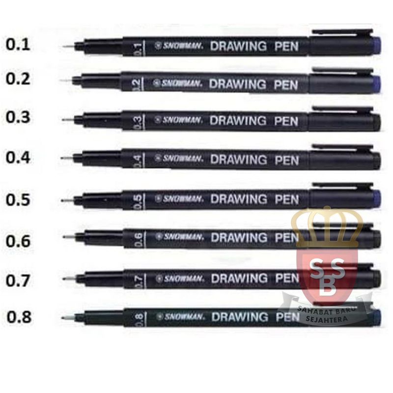 DRAWING PEN SNOWMAN FT-700 - 0.1
