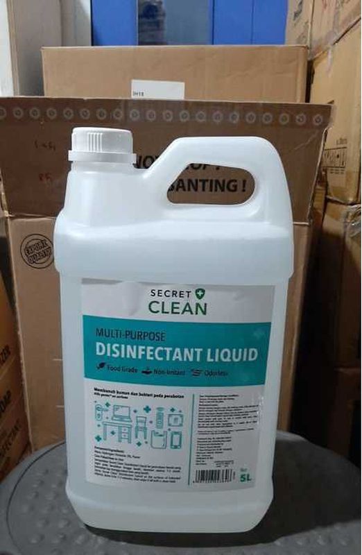Disinfektan Cair - Secret Clean Multi Purpose Disinfectant 5L