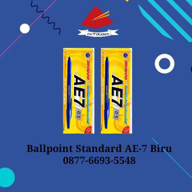 BALLPOINT STANDARD AE-7 BIRU