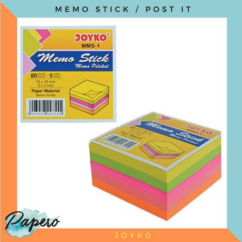 Memo Stick Kertas / Post It / Sticky Notes