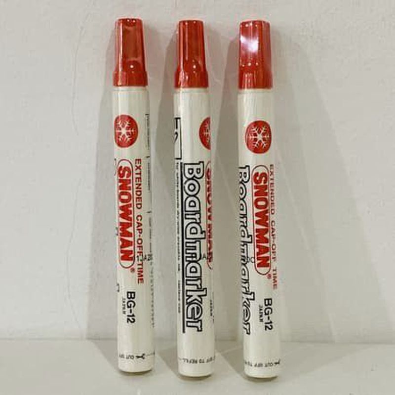 Spidol Boardmarker Snowman Merah