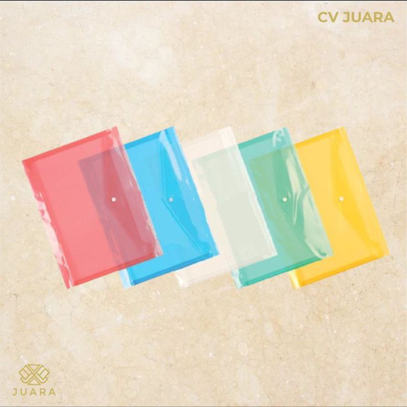 Map Plastik Kancing Folio / F4 - CV Juara