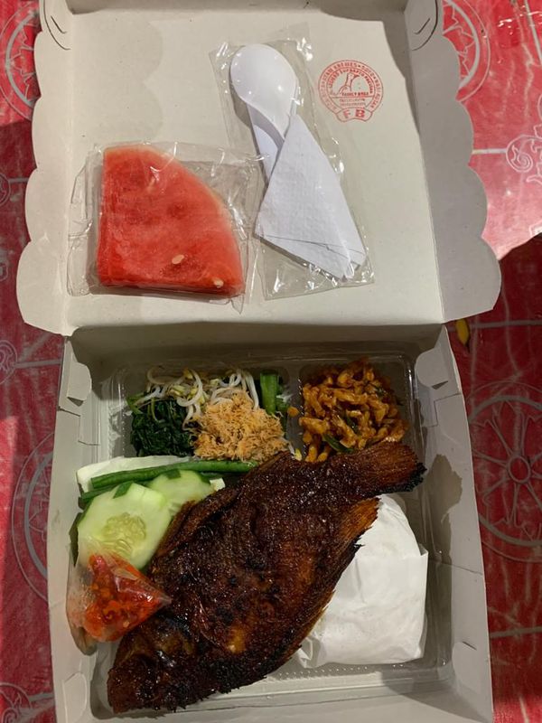 NASI BOX - NILA BAKAR / GORENG