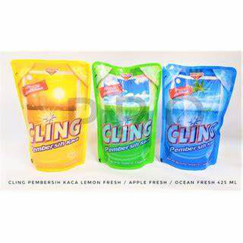 CLING PEMBERSIH KACA REFILL 425 ML
