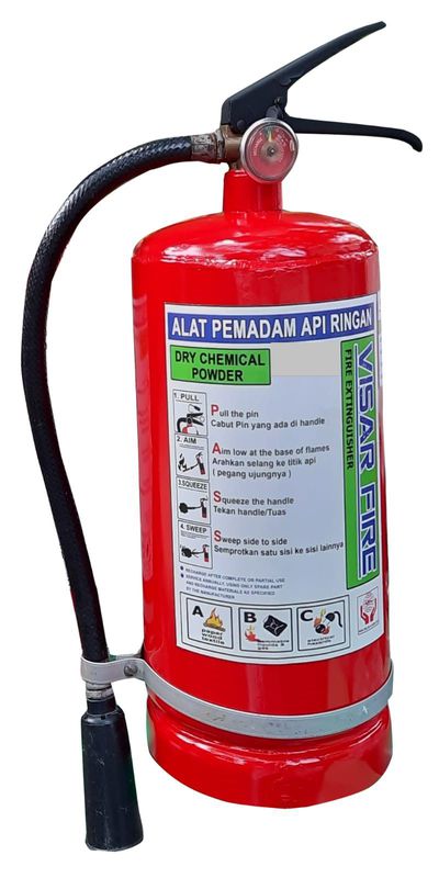 Alat Pemadam Kebakaran ( APAR ) Dry Chemical Powder VISAR FIRE 4.5 kg ...