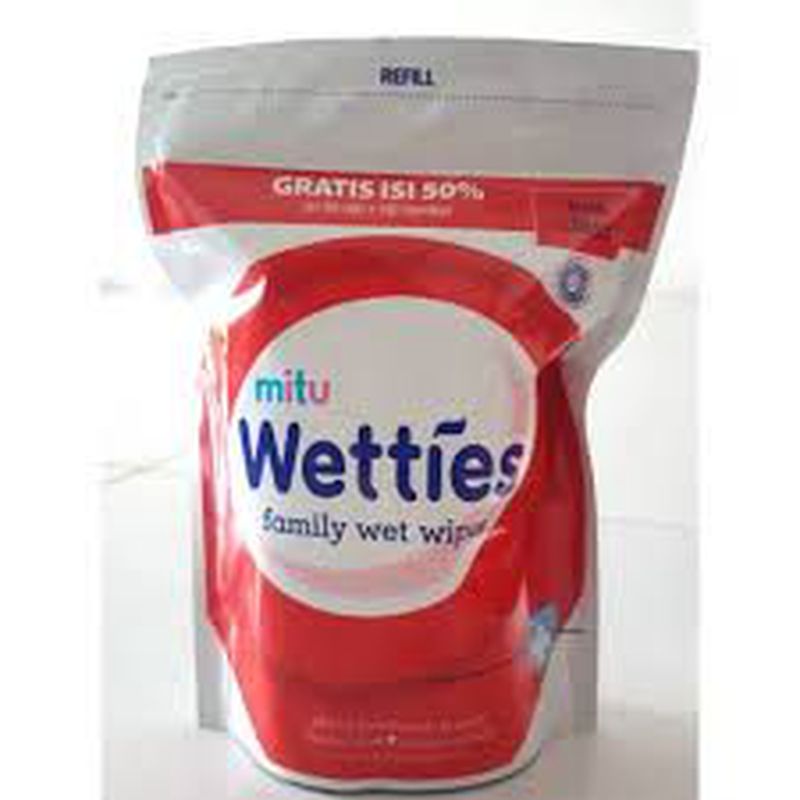 Mitu Wetties Tisu Refil Tissue Basah